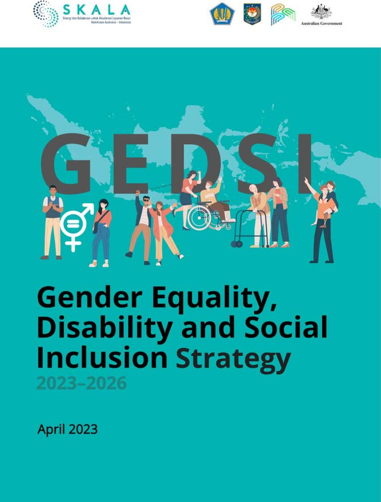 Strategi Kesetaraan Gender, Disabilitas, dan Inklusi Sosial (GEDSI ...